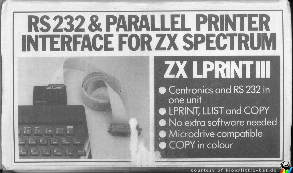 Directory: /Vintage/Sinclair/82/Peripherals/Printer Interfaces/Euroelectronics ZX LPrint III/